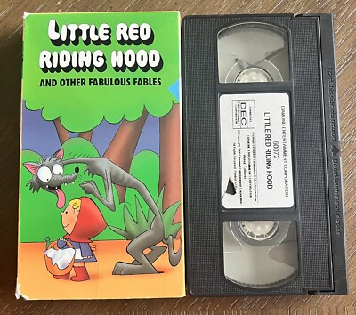 Little Red Riding Hood And Other Fabulous Fables 1995 Vintage VHS | eBay