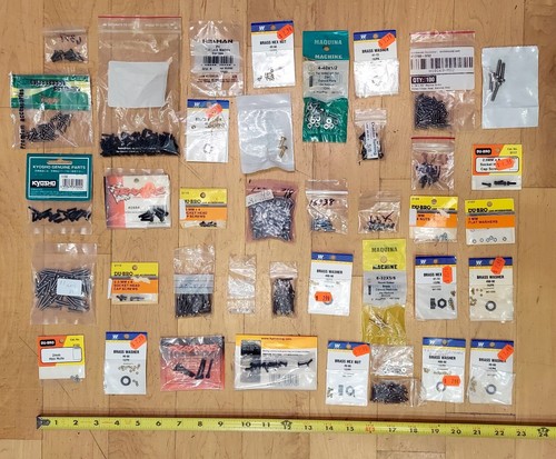 Lot of Small Hardware Various Sizes of Screws Precision Small Stainless ...