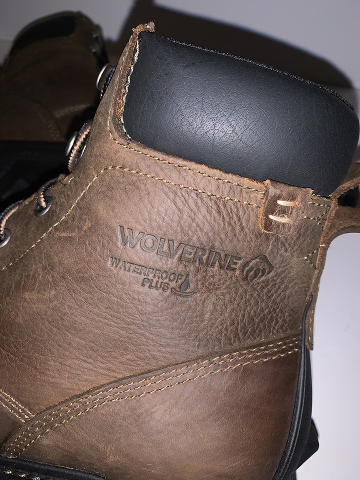 Wolverine Men's Forge 6" Ultraspring WP Moc Toe Work Boots Size 12 | eBay