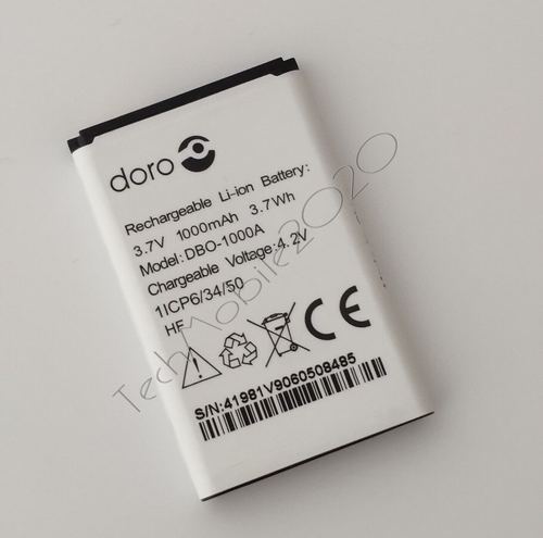 Genuine Doro DBO-1000A Battery For Doro 6040 6060 1372 2404 1370 ...