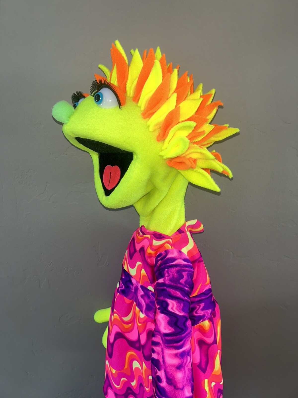 Out Of The Box Puppets Blacklight Girl Puppet Custom | eBay