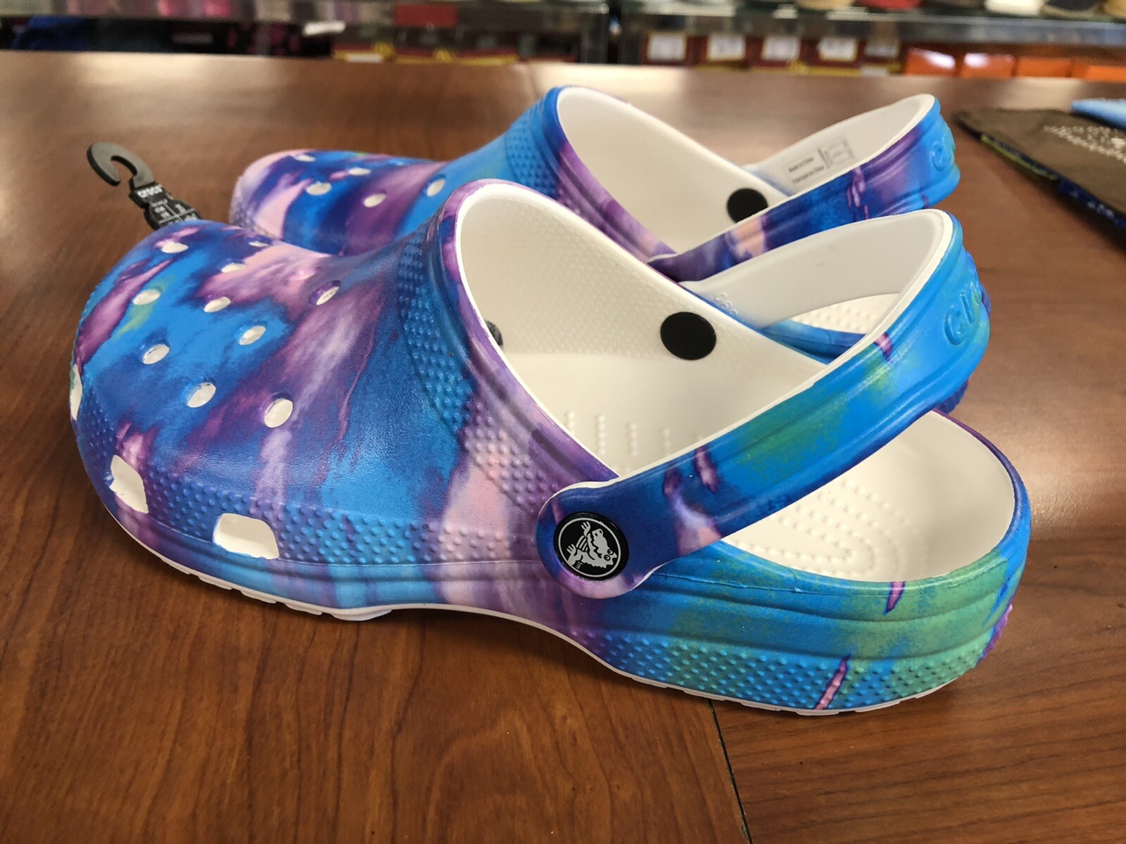 Crocs 206868-90H Men's Sizes Classic Out Of This World Slip-On Clogs | eBay