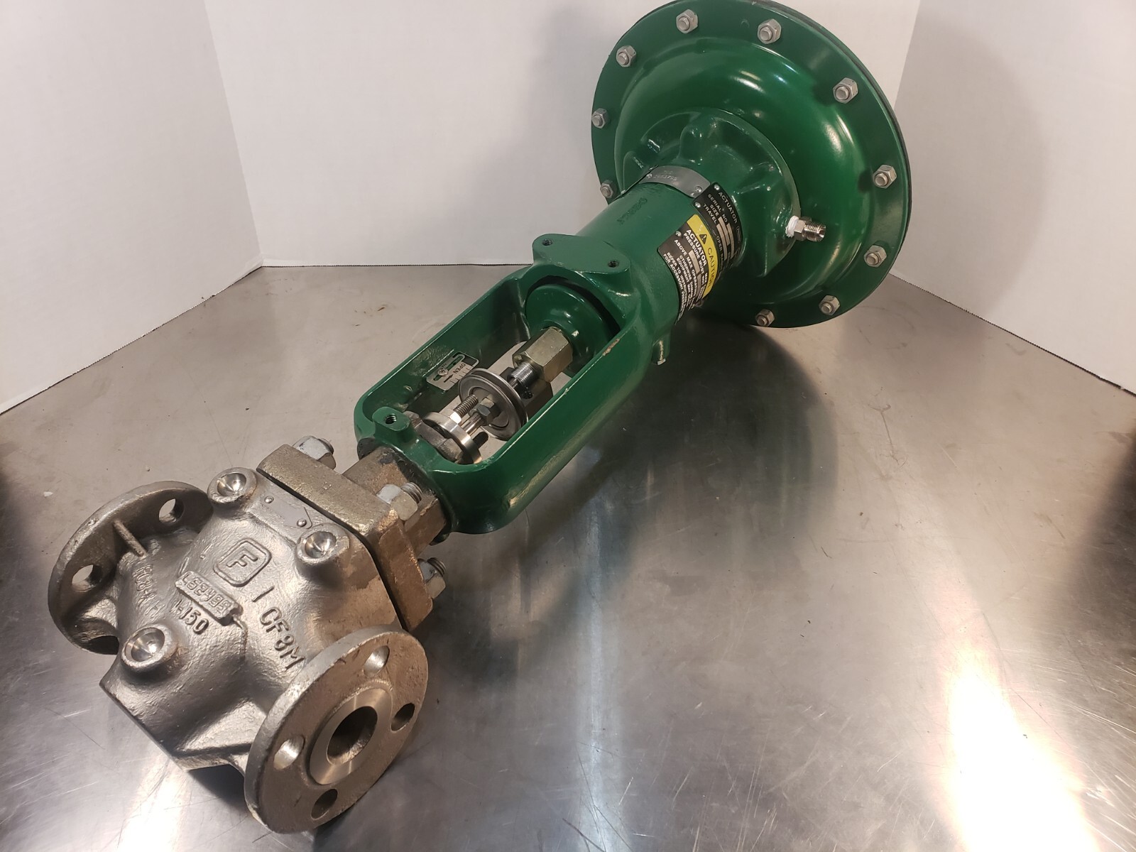 Fisher 1'' CL150 Stainless EZ Valve w/ Size 30 Actuator New | eBay