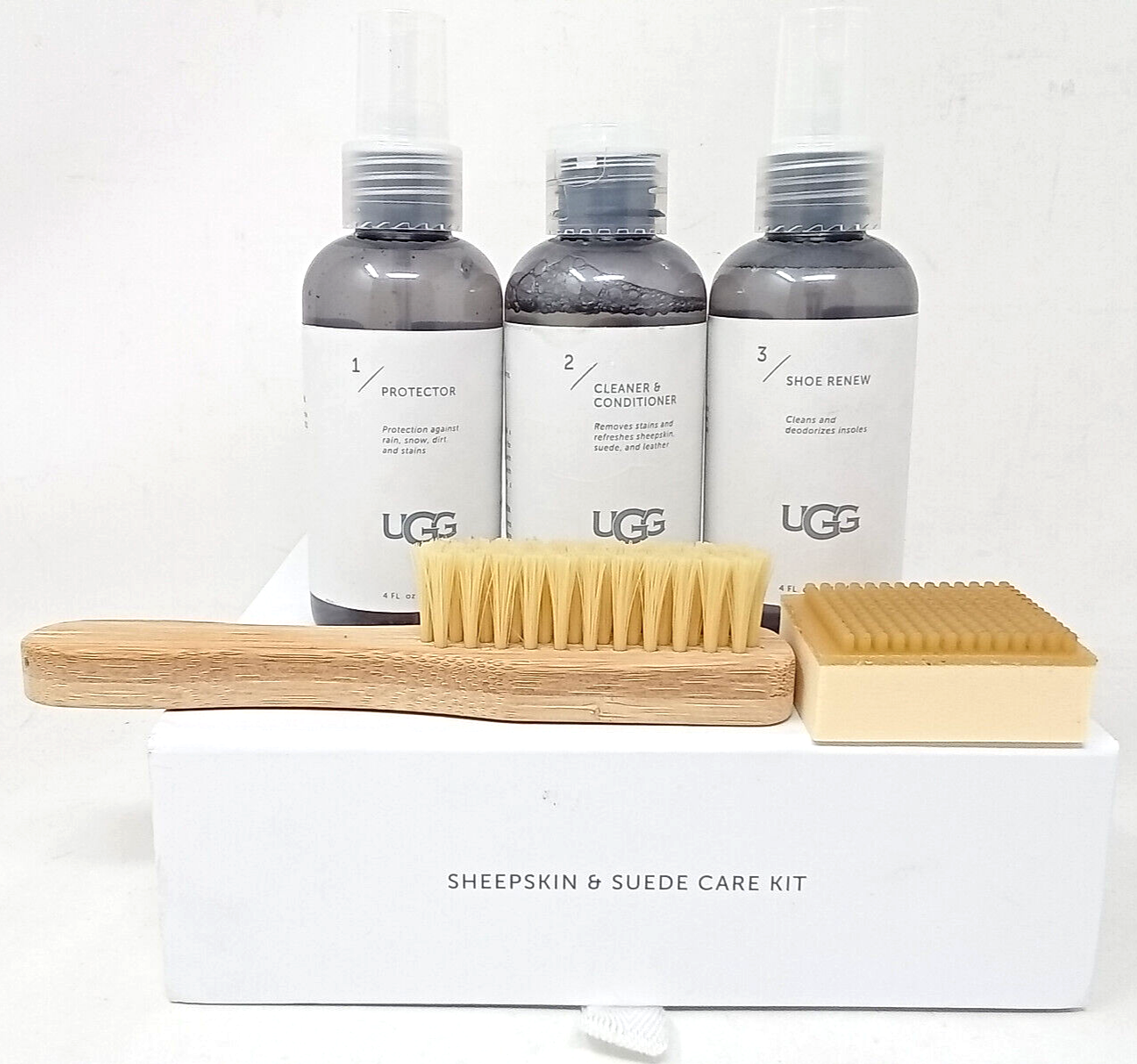 UGG Sheepskin, Suede Care Kit - Renew, Protector, Cleaner, Brush ...