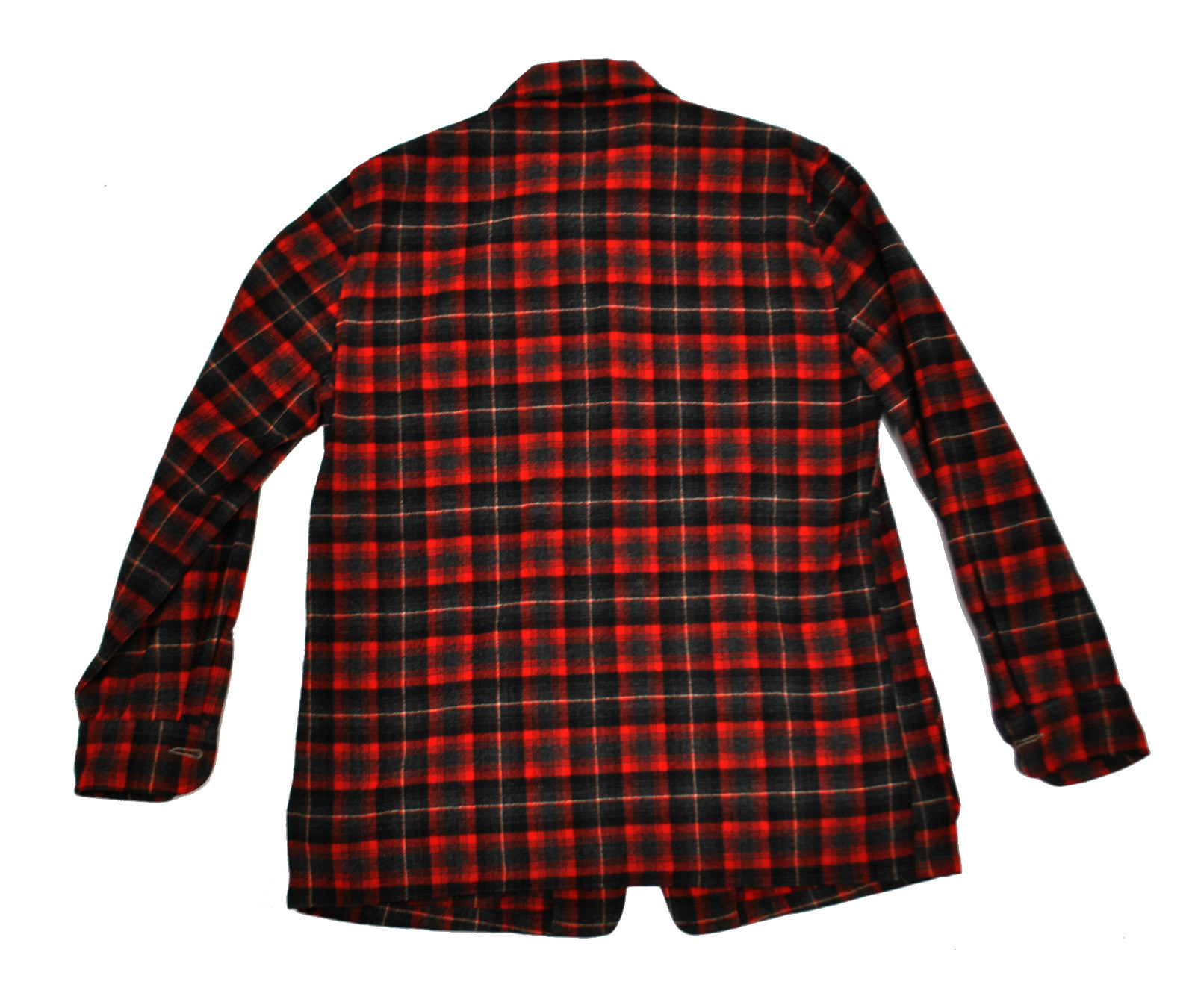 Pendleton Vintage 49er Jacket Med Tartan Plaid Red Black Blazer Sport ...