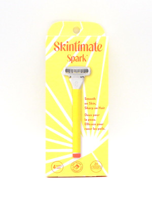 Skintimate Spark Women 4 Blade Razor One Handle and Two Cartridges | eBay