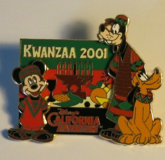 DISNEY DCA KWANZAA 2001 MICKEY MOUSE GOOFY & PLUTO AFRICAN GARB LE 1200 ...