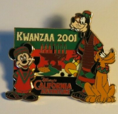 DISNEY DCA KWANZAA 2001 MICKEY MOUSE GOOFY & PLUTO AFRICAN GARB LE 1200 ...