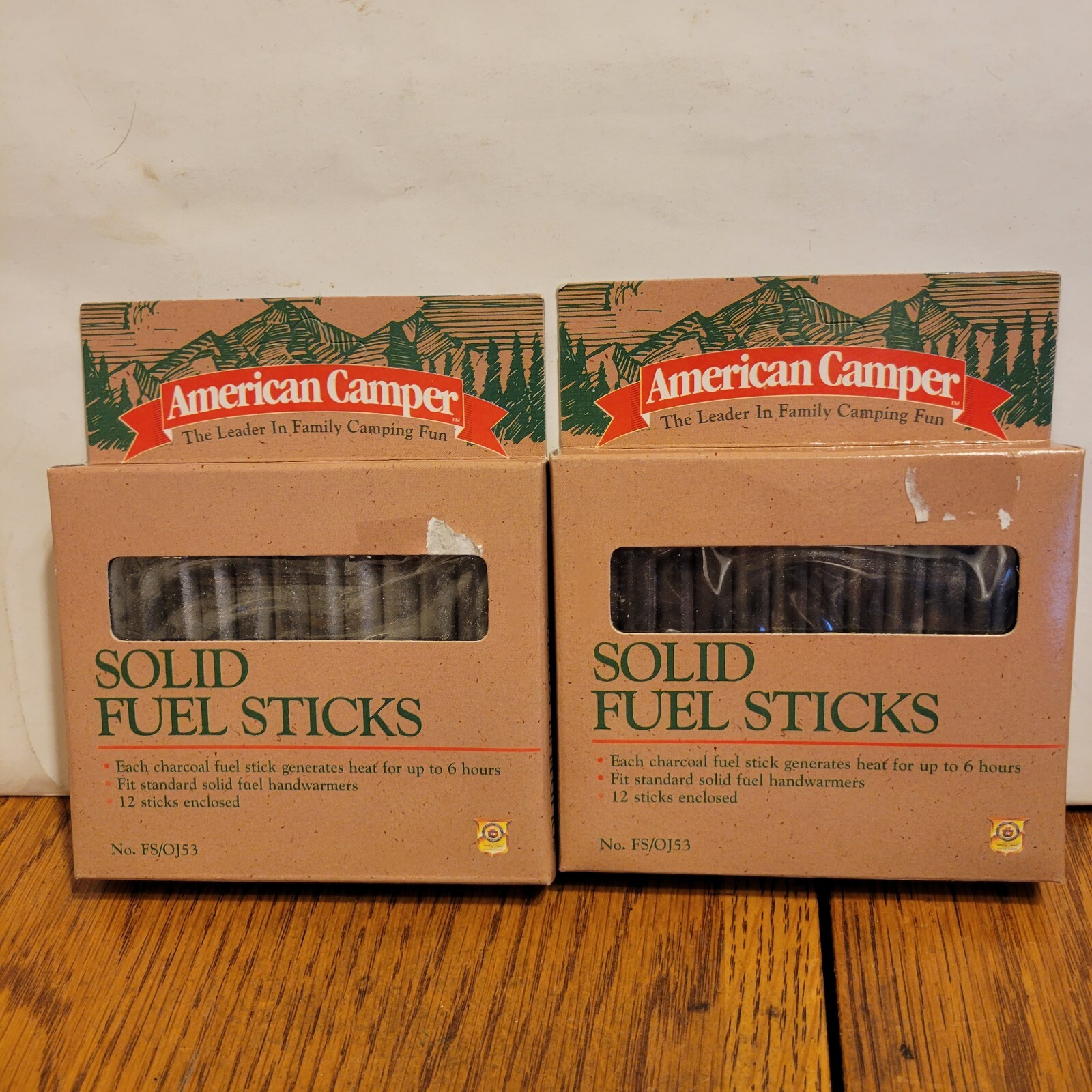 5x Vintage American Camper Solid Fuel Sticks for Pocket Hand Warmers 10 ...