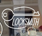 LOCKSMITH DECAL KEY LOCK SAFETY BOX UNLOCK BUSINESS VINYL SIGN STICKER ...