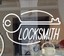 LOCKSMITH BUSINESS SIGN DECAL KEY LOCK SAFETY BOX UNLOCK , SIZE" 22"L X ...