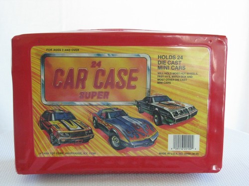 Vintage 24 Super Car Case With Both Trays Tara Toy Corp. Model 20100 | eBay
