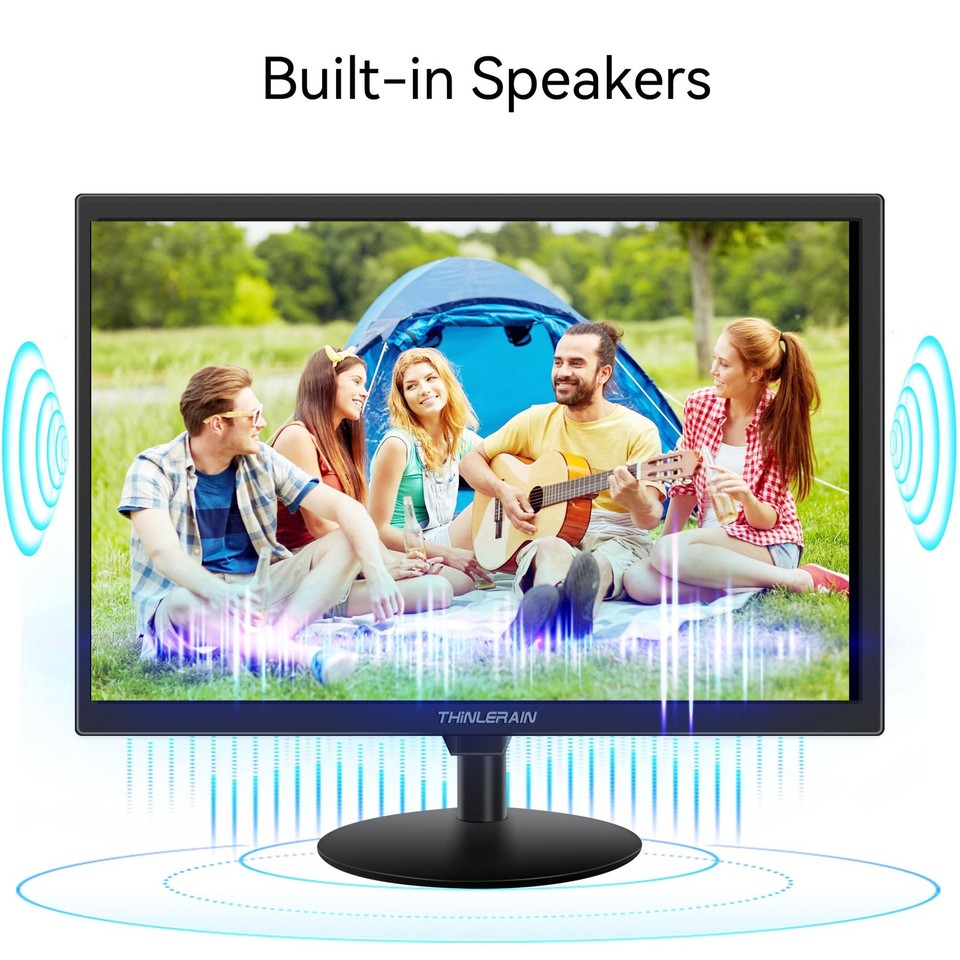 21.5 inch Computer Monitor 1920x1080 PC Monitor with HDMI VGA AV BNC ...