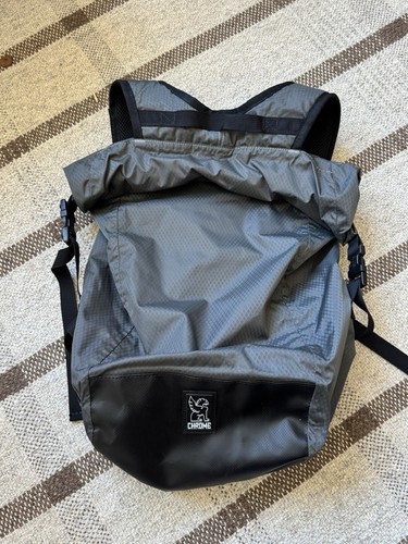 Chrome Cardiel ORP Roll Top Backpack Gray Black Nylon | eBay