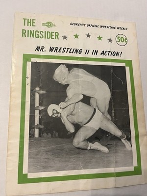 Ringsider Wrestling Program Atlanta Georgia Mr. Wrestling 2, NWA WWE ...