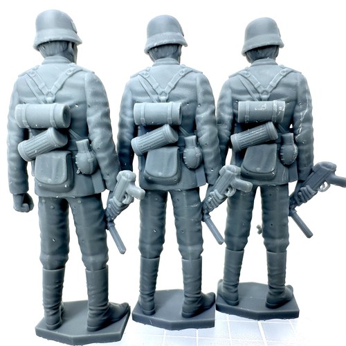 World War 2 German Toy Soldiers Military Resin 1/32 WW2 Sub Machine Gun ...