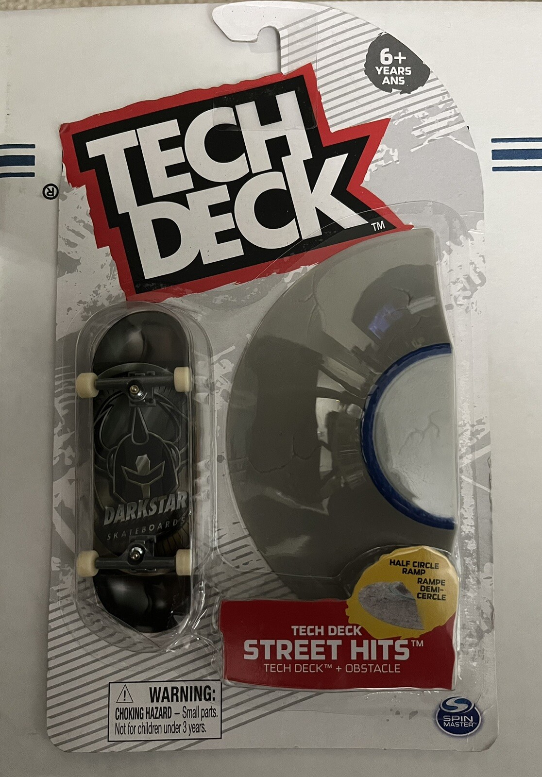 Tech Deck Darkstar Street Hits - Half Circle Ramp Obstacle - NEW SEALED