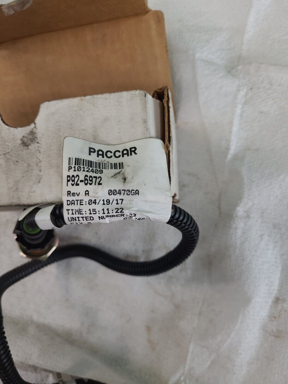 PACCAR Peterbilt P92-6972 SINGLE OUTPUT SPEED SENSOR HARNESS | eBay