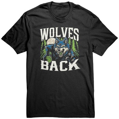 Wolves Back Minnesota Timberwolves T-Shirt | eBay