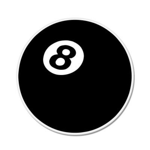 Magic Eight Ball Car Vinyl Sticker - SELECT SIZE | eBay