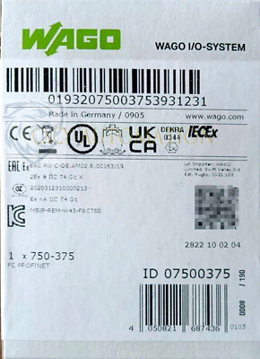 NEW WAGO 750-375 PLC Module 750-375 UPS Shippin~ | eBay