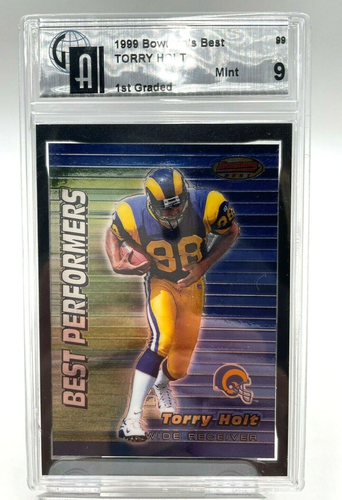 1999 Bowman's Best Torry Holt - Best Performers Rookie. Card #99 Rams ...