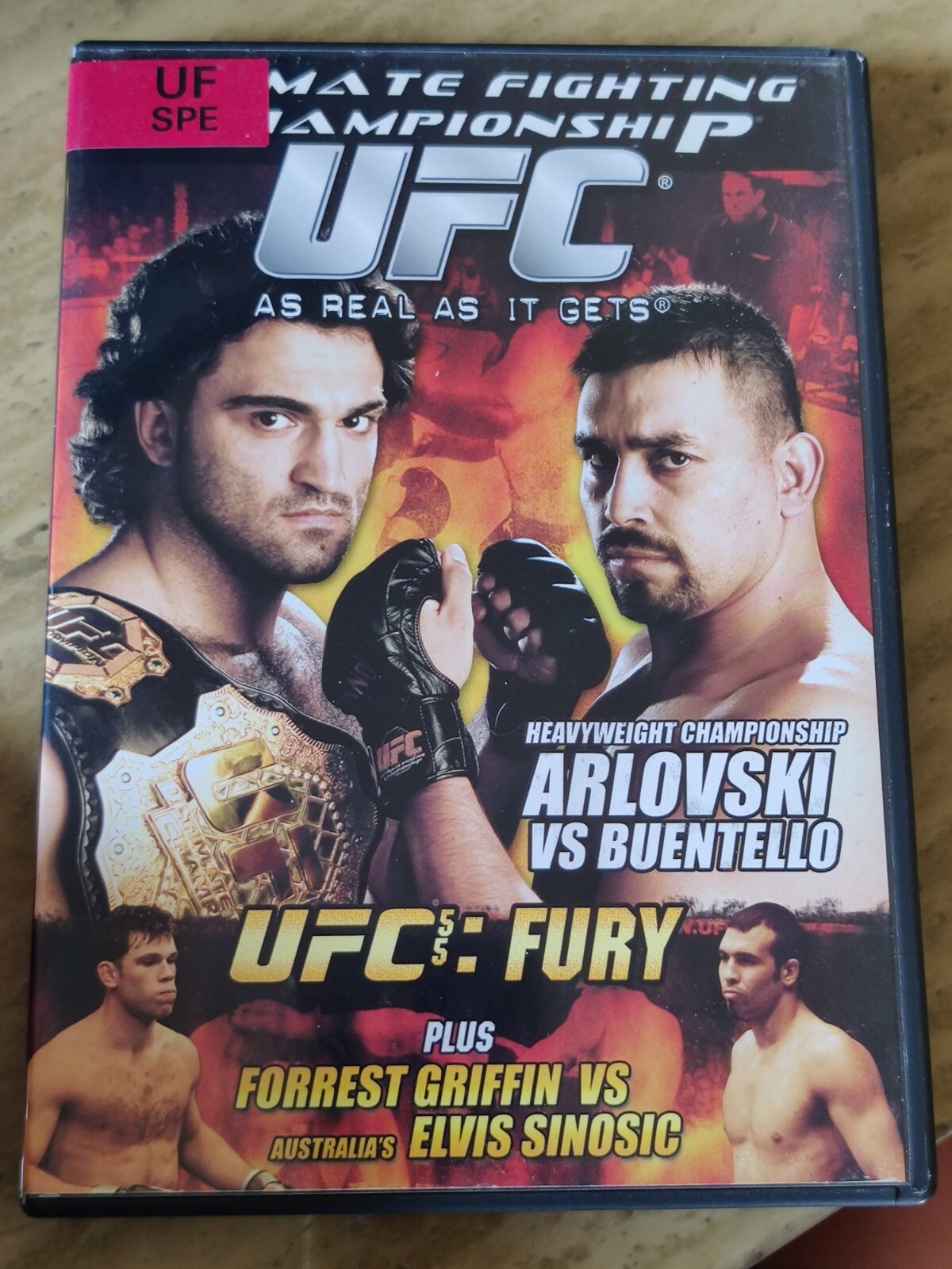 UFC 55 - Fury (DVD, 2006) 634991303026| eBay