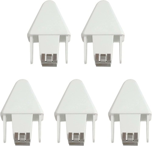 7/8" x 1 1/2" Self-Locking Sharp White Vinyl Picket Caps (Pack of 5) | eBay