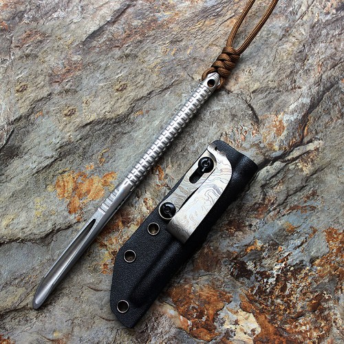 TC4 Titanium Alloy Straw For Tea Knife Survival Camping Crowbar EDC ...