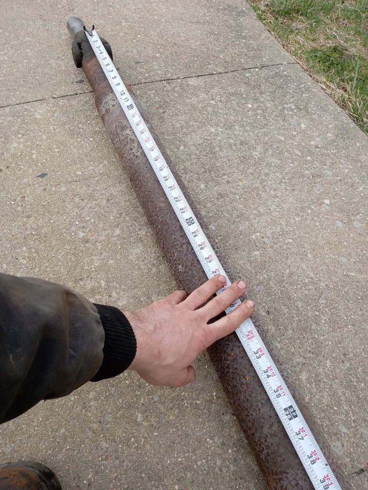 1985 CHEVY K10 TH350 NP208C OEM 55 & 3/4" 31 SPLINE REAR DRIVESHAFT | eBay