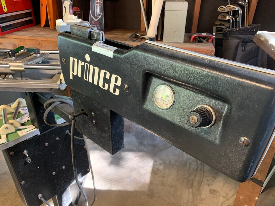Prince P-200 Electric Tennis Racquet Stringing Machine Working ...