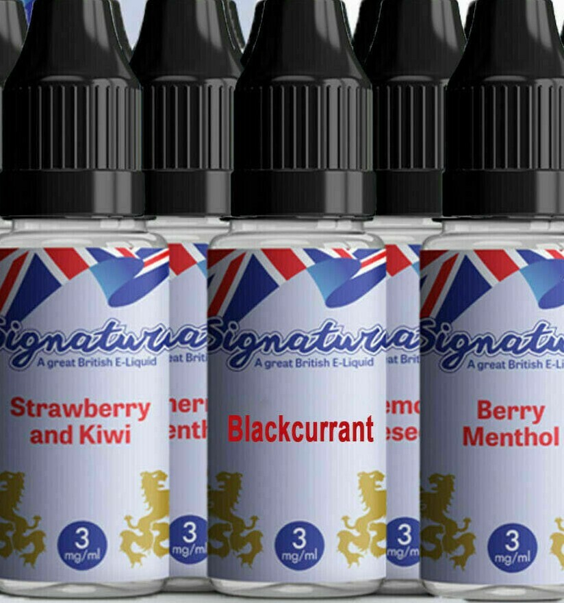 Signature Vape E Liquid Juice 3/6/12/18mg 50vg50pg Premium 10 x 10ml ...