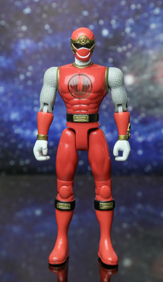 Bandai 2002 Power Rangers Ninja Storm Ninja Flash Red Wind Ranger | eBay