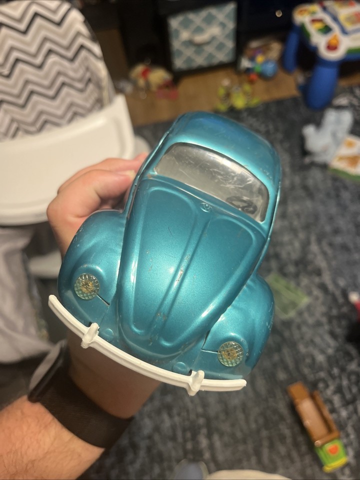 Tonka Vintage VW Bug Beetle 52680 Volkswagen Pressed Steel Turquoise ...
