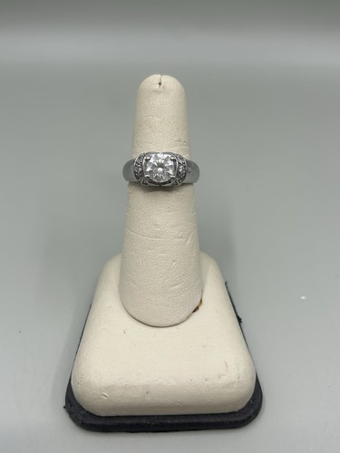 Sterling Silver 925 CZ Stone With Love Engraving On Inside Ring 5.2g ...