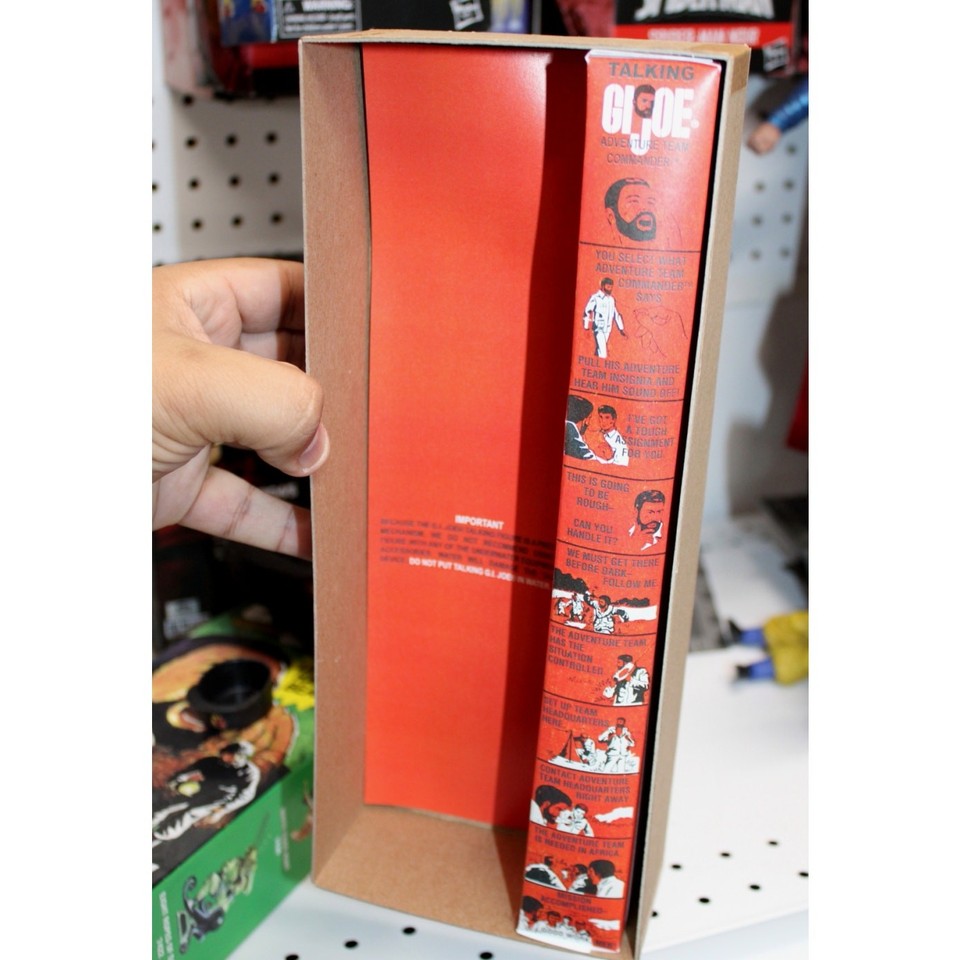 VINTAGE TALKING GI JOE 12 INCH 1964 ADVENTURE TEAM CUSTOM BOX READ ...