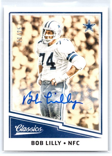 2017 Panini Classics - Legends Significant Signatures #140 Bob Lilly ...