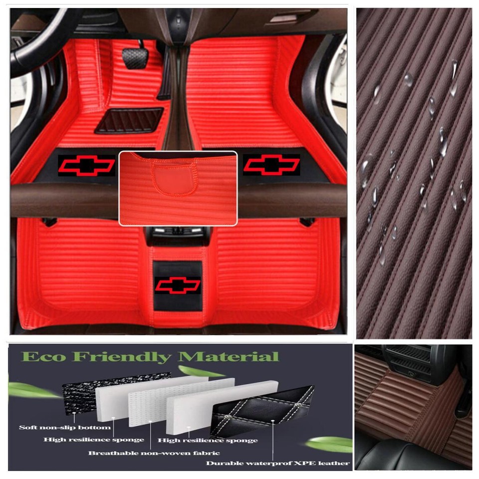 Fit For Chevrolet All Models Car Floor Mats Waterproof Auto Carpets ...