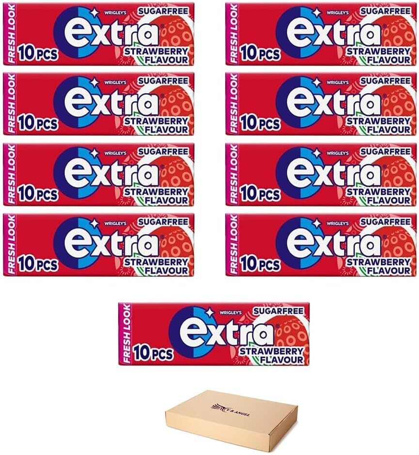 Extra Chewing Gum 9 x Sugar Free Selection Fresh Bulk box All Mix ...