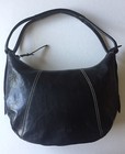 KENNETH COLE BLACK LEATHER SHORT SHOULDER PURSE-Excellent condition | eBay