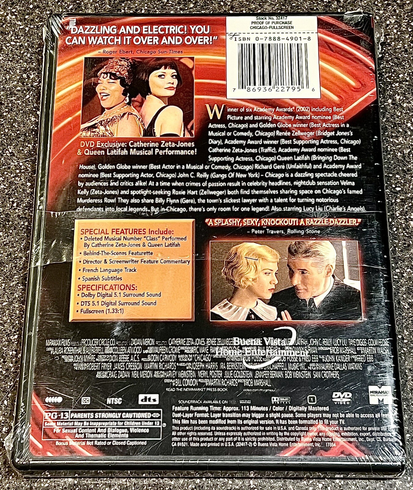 NEW!! Chicago Full Frame DVD (2003) - FACTORY SEALED with FREE SHIPPING ...