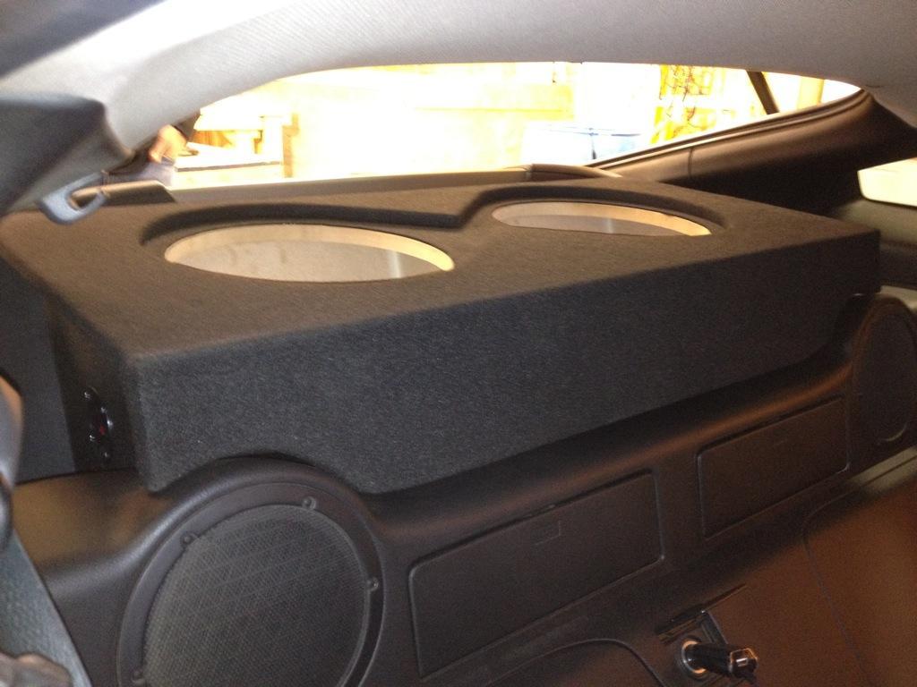 Fits Nissan 350Z - Custom Flush / Recessed Sub Box Subwoofer Enclosure ...