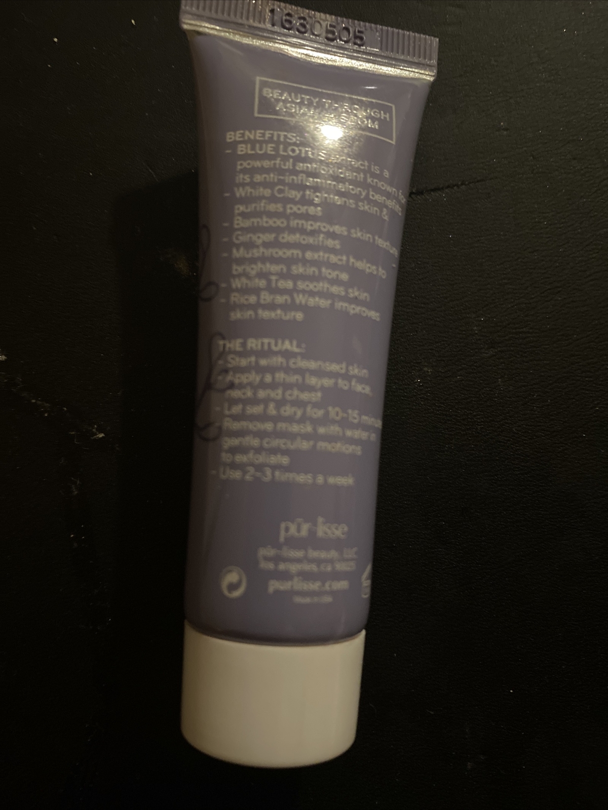 Pur-lisse mud mask- exfoiliating 10 minute facial creme | eBay