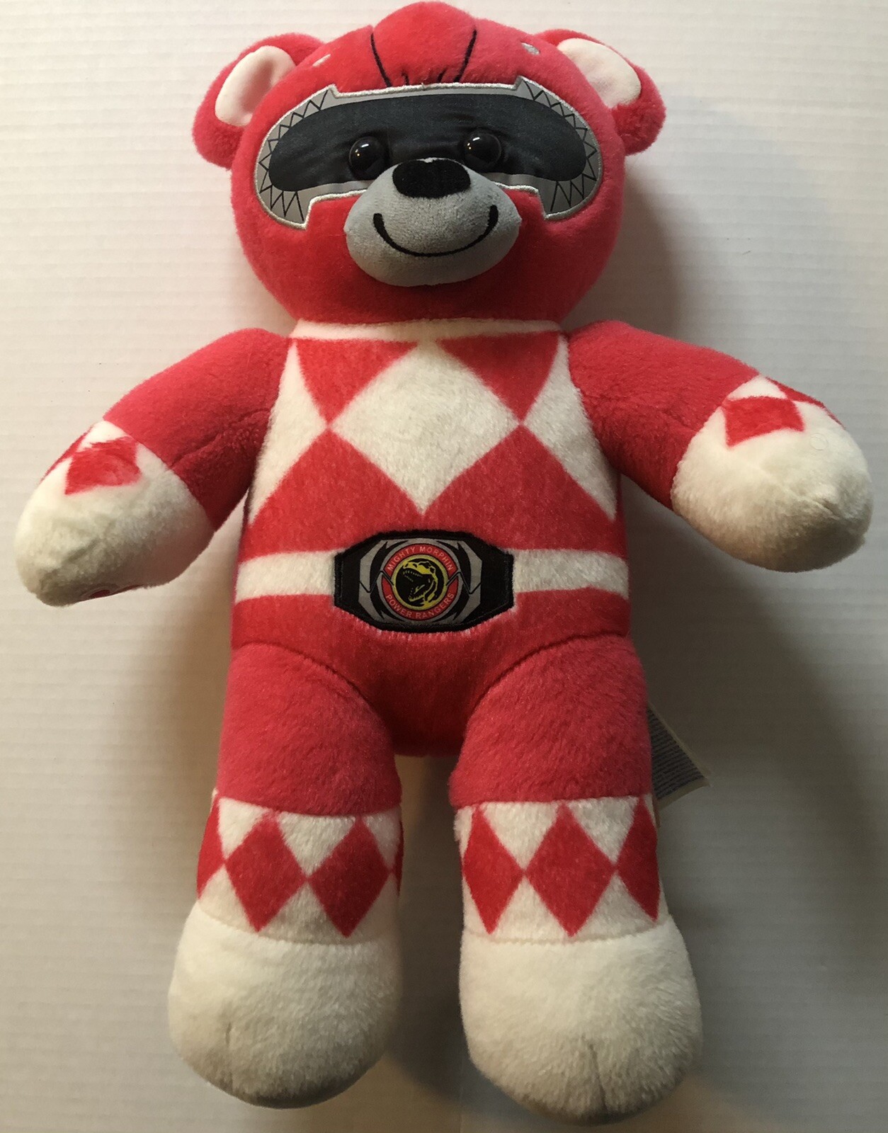 Build a Bear Power Rangers Plush Pink Ranger Saban Doll Limited Edition ...