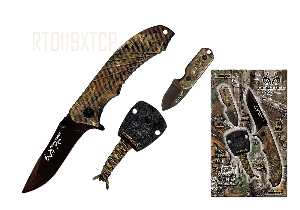 Realtree+Xtra+RT0119XTCP+Folder+and+Neck+Knife+Combo for sale online | eBay