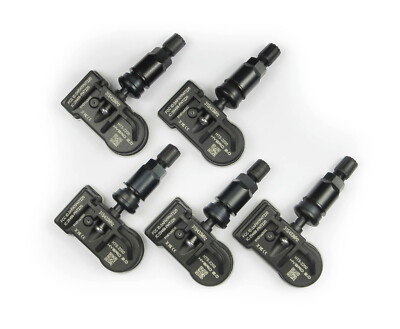 New 315mhz Black Stem TPMS Set Fits 2008 2009 2010 2011 Toyota FJ ...