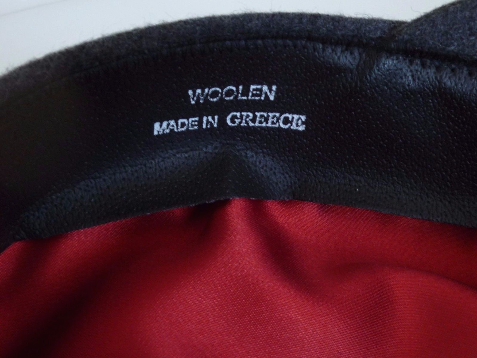 Greek Fisherman Gray Wool Blend Hat Cap Dorfman Pacific Made in Greece ...