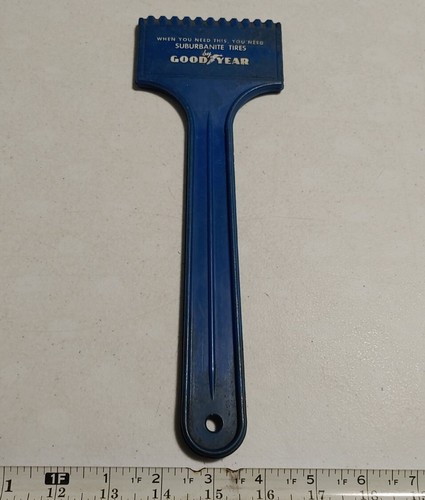 Vintage Goodyear Suburbanite Tires Advertising Car Window Scraper | eBay