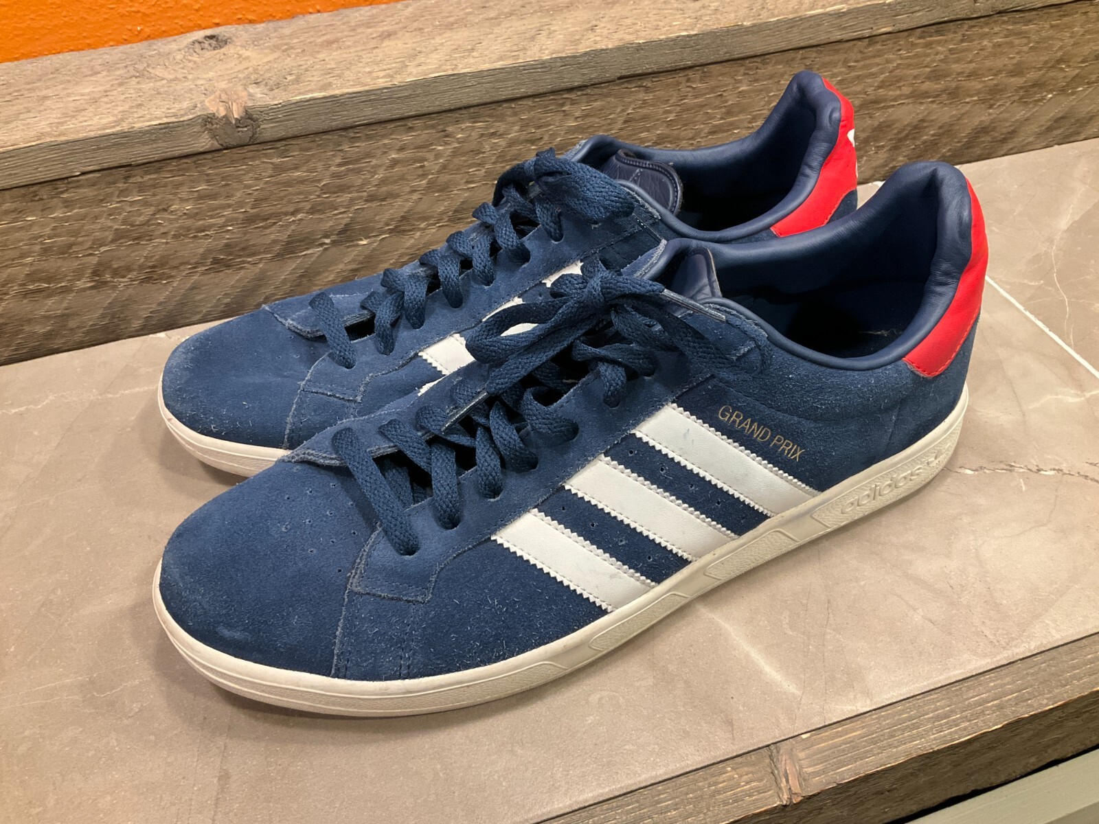 2013 Adidas Grand Prix Mens Shoes Size 13 Color Blue w/ White & Red PGD ...