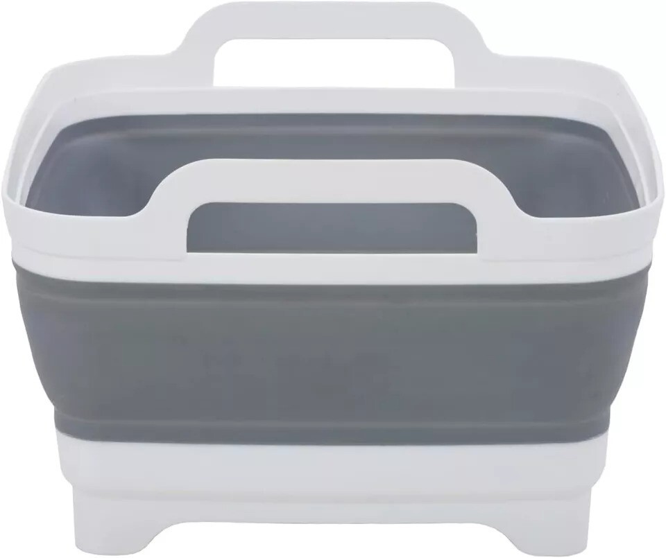 Collapsible Washing Up Bowl Food Strainer Dish Folding Tub Space saving ...